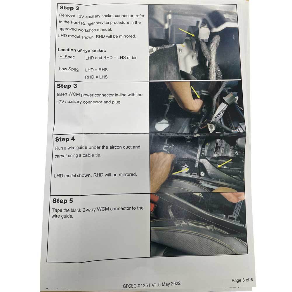 Genuine Ford Wireless Charging Pad Ranger NEXT Gen VN1WZ19A464AL