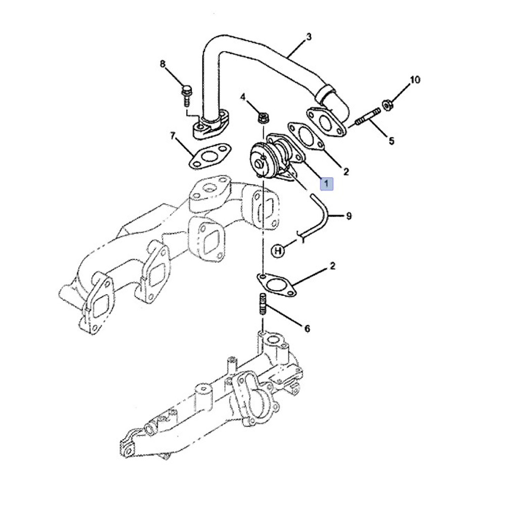 Genuine Holden EGR Valve Rodeo 3 0L Turbo Diesel 2003-06 97349435