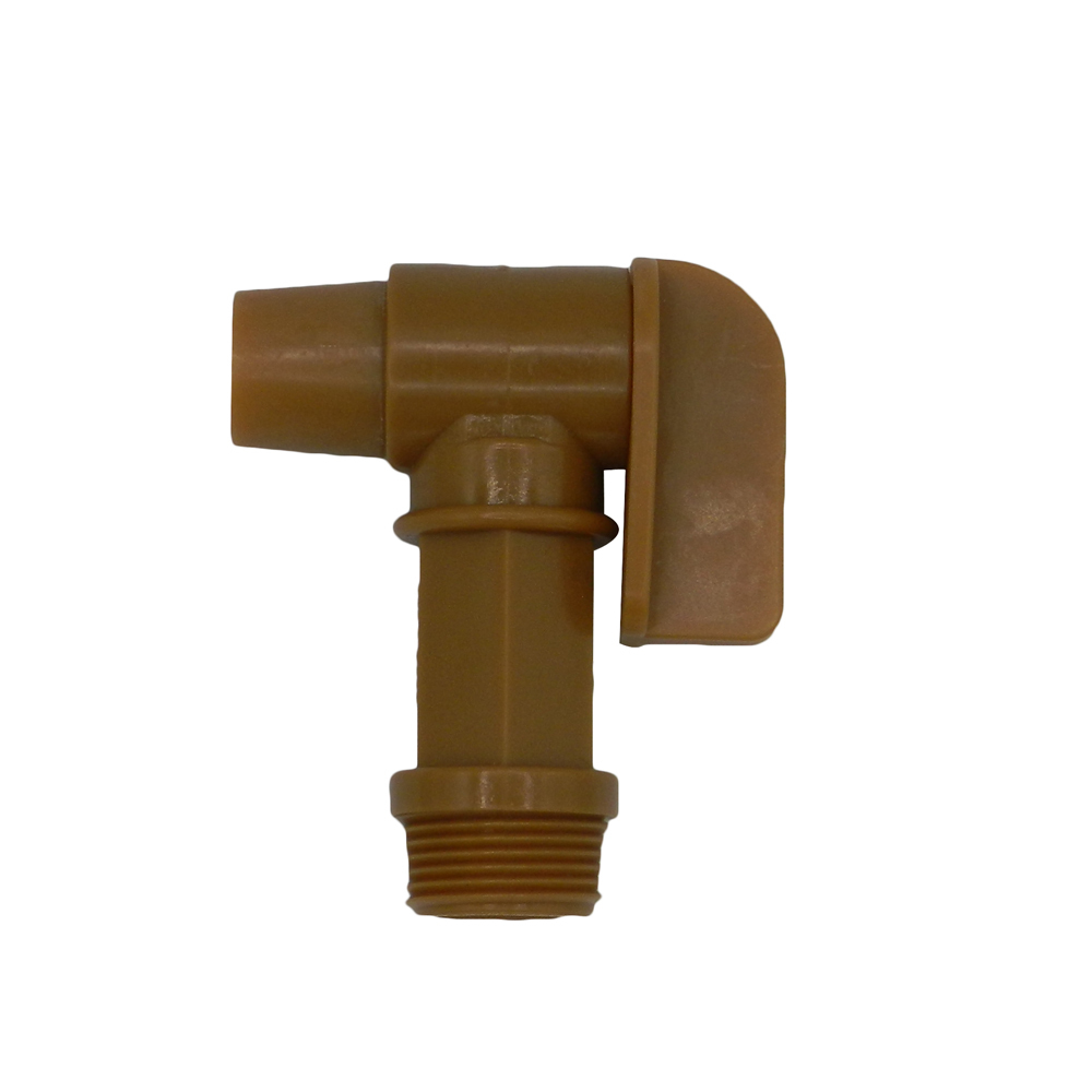 3/4 Inch BSP Thrd Polyethylene Barrel Gold Drum Tap Plastic