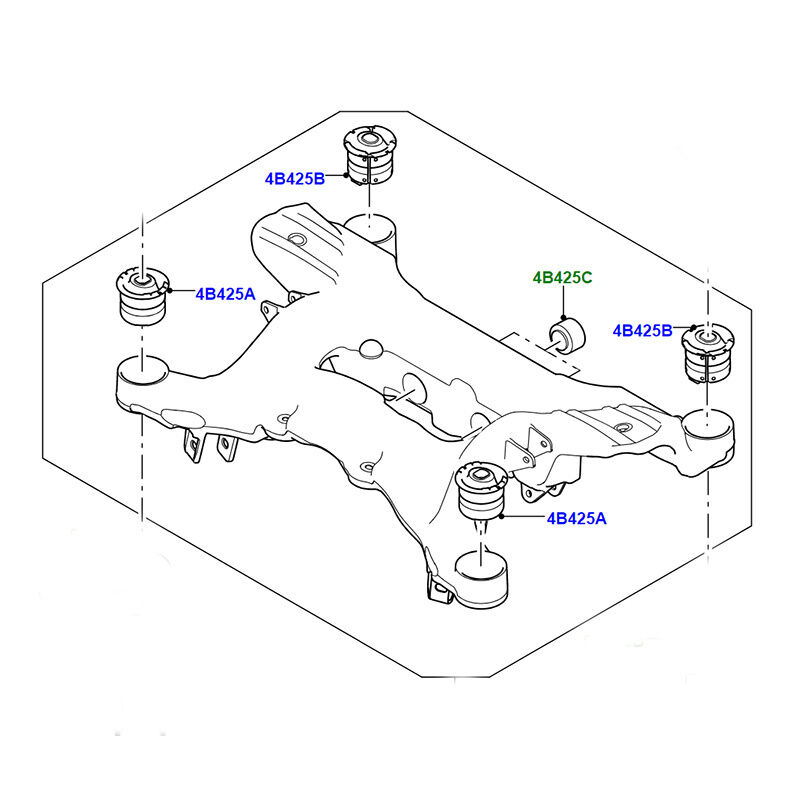 Range Rover Rear Crossmember LR086154 - Genuine Edge Superstore